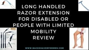 Long Handled Razor Extension For Disable Or Mobility Issues